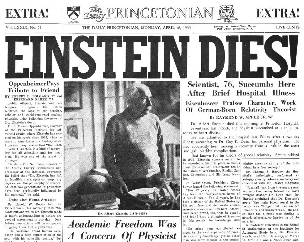 Albert Einstein, 112 Mercer Street, Princeton - Vincent Winand - Medium