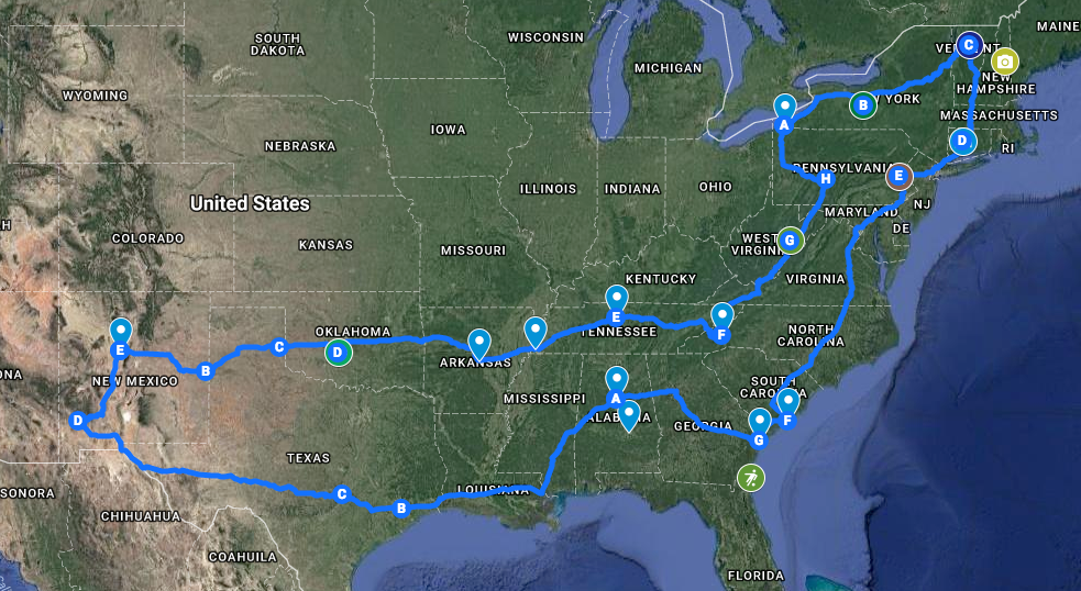 My Flexible Route & the Green Book | by Travis Kellerman | Travels Of ...