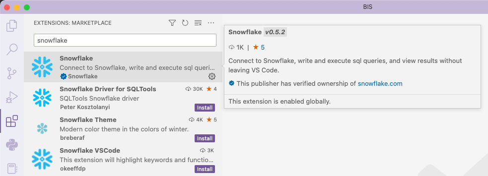 Snowflake’s new VSCode plugin is here! | by Paul Horan | Snowflake ...