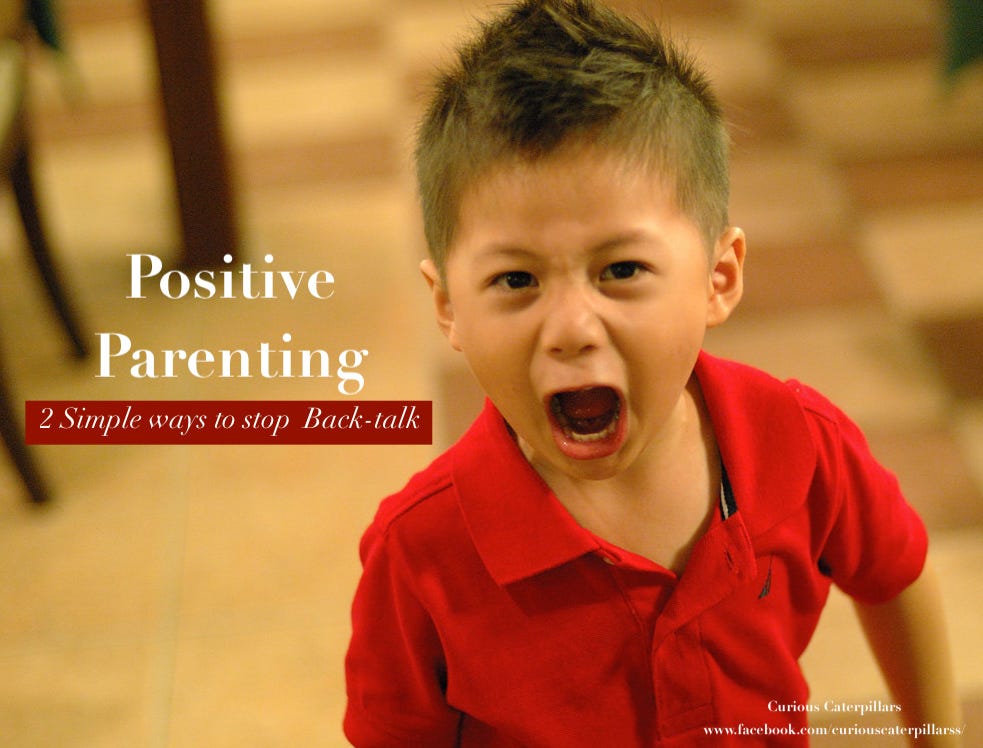 Taming Fearsome Fours: How to Stop Back-talk and Whining. | by Shreiya ...