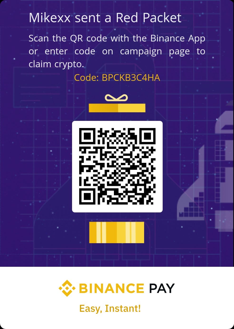 Binance Red Packet Claim fast.. Code 👉 BPCKB3C4HA Link 👉 https://s ...