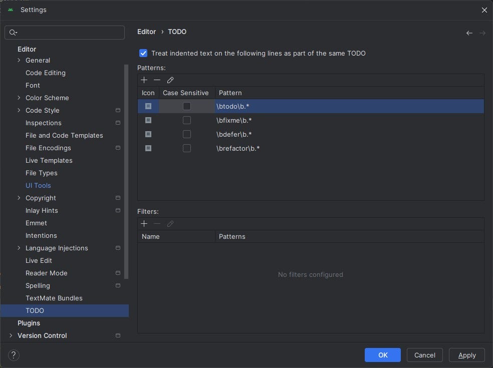 How to set up your TODO comments in Android Studio - Grace Wu - Medium