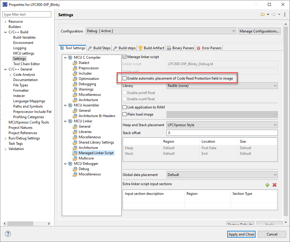 Solving Linker Error Cannot Move Location Counter Backwards” By