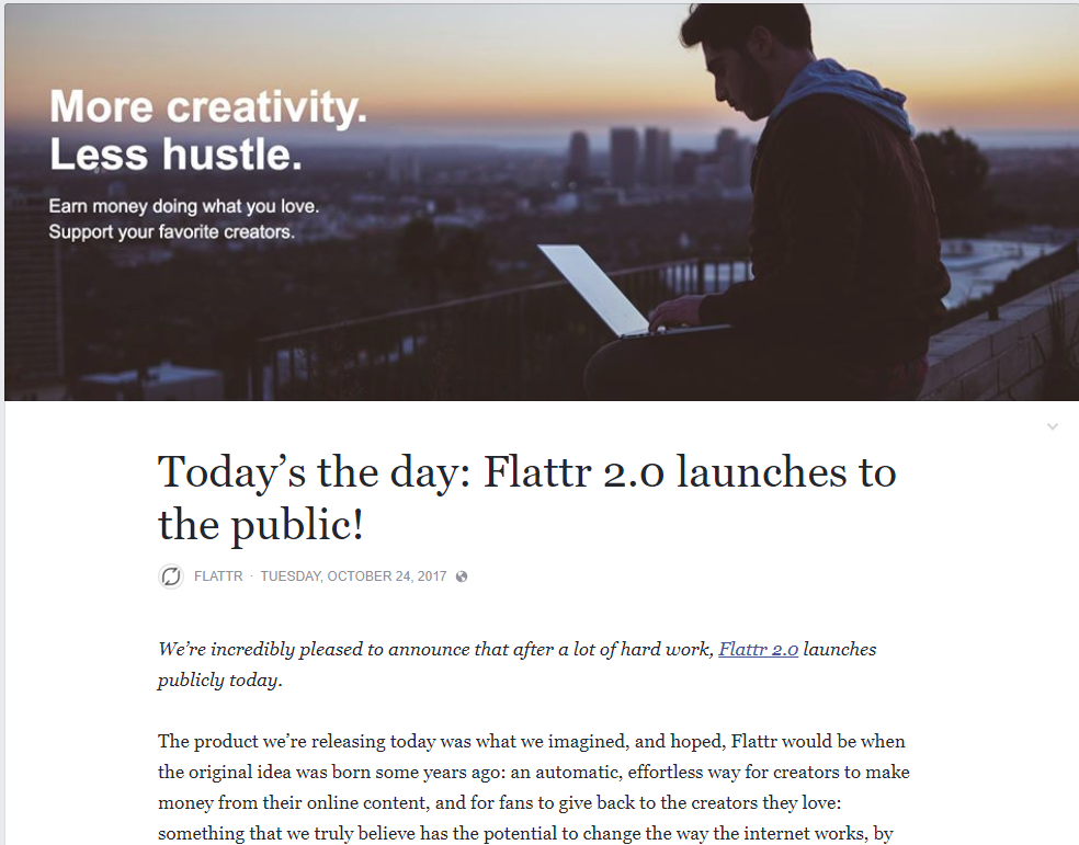 Flattr 2.0: Micropayments Raised Anew | by Alexander Williams | Medium