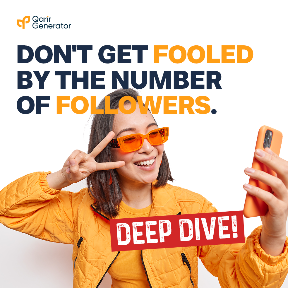 Don’t get fooled by the number of followers. Deep dive! | by Qarir ...