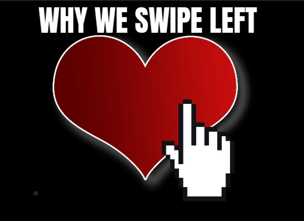 Why We Swipe Left. I know dating is hard for all of us out… | by ...