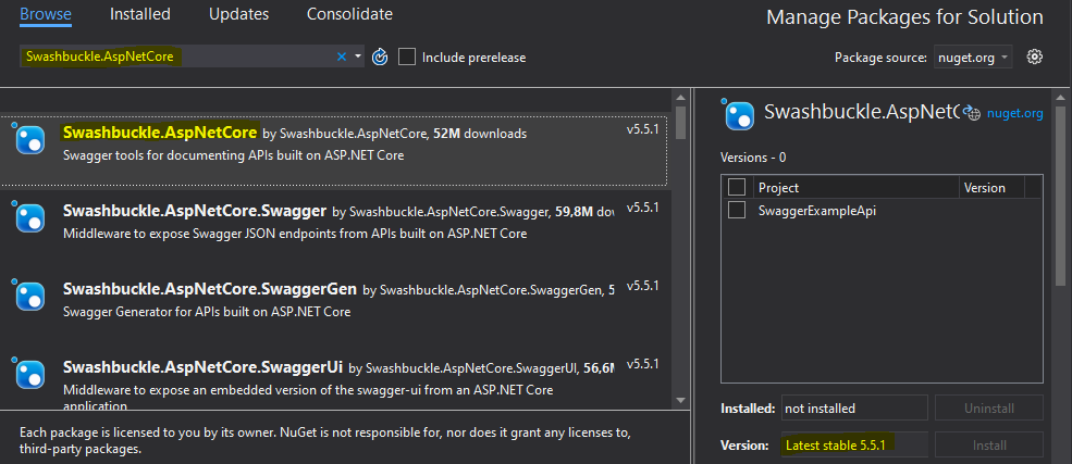 .Net Core Uygulamasında Swagger Kullanımı | by Elif BAYRAKDAR | Medium