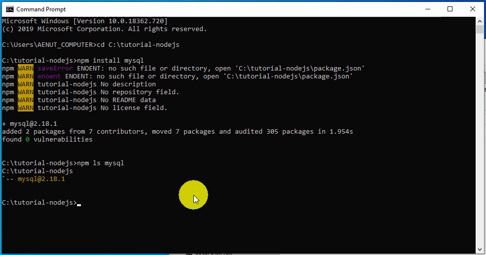 Node.js: Working with MySQL. คือ ระบบจัดการฐานข้อมูลเชิงสัมพันธ์… | by ...