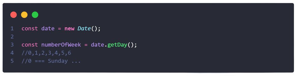 Day of week with javascript - Juliana dos Santos Ribeiro - Medium