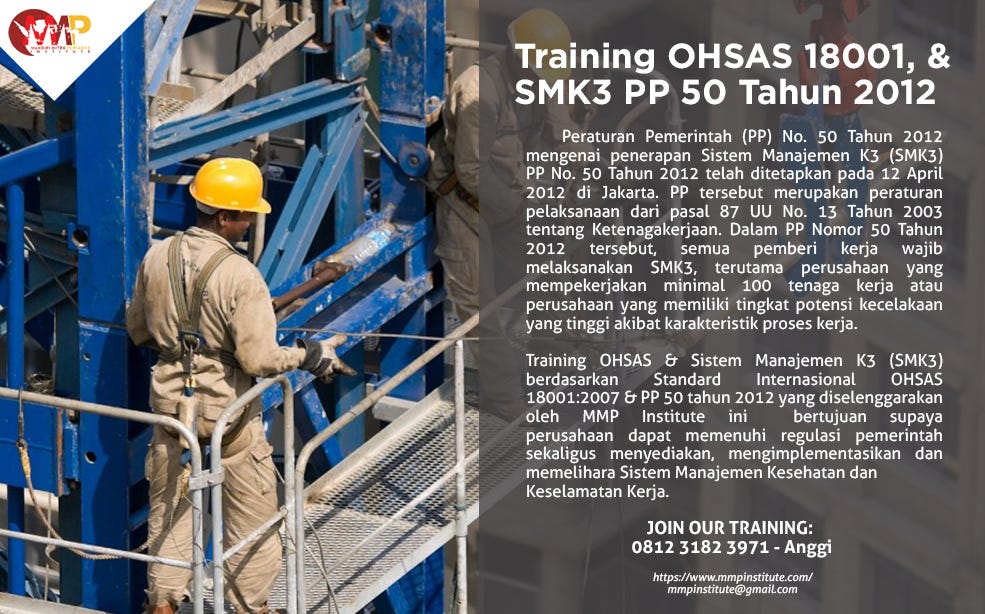 0812 3182 3971 (TSEL)Jasa Pengurusan SMK3 | by Training OHSAS 18001 | Medium