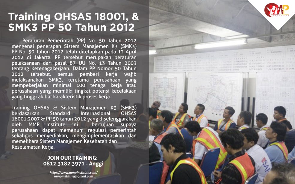 0812 3182 3971 (TSEL)Biaya Pembuatan SMK3 | by Training OHSAS 18001 | Medium