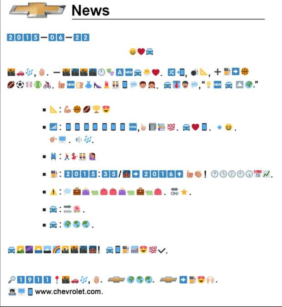 Chevrolet saca tudo de emoji. Mas e de propaganda? | by Eden Wiedemann ...