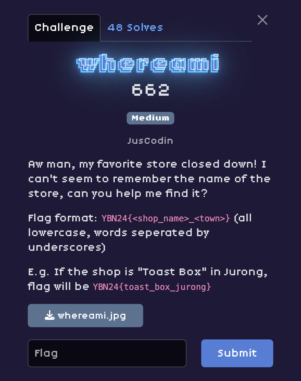 YBN CTF 2024 — whereami Write-up. Write-up for YBN CTF 2024’s challenge… | by Bek Joon Hao | Medium