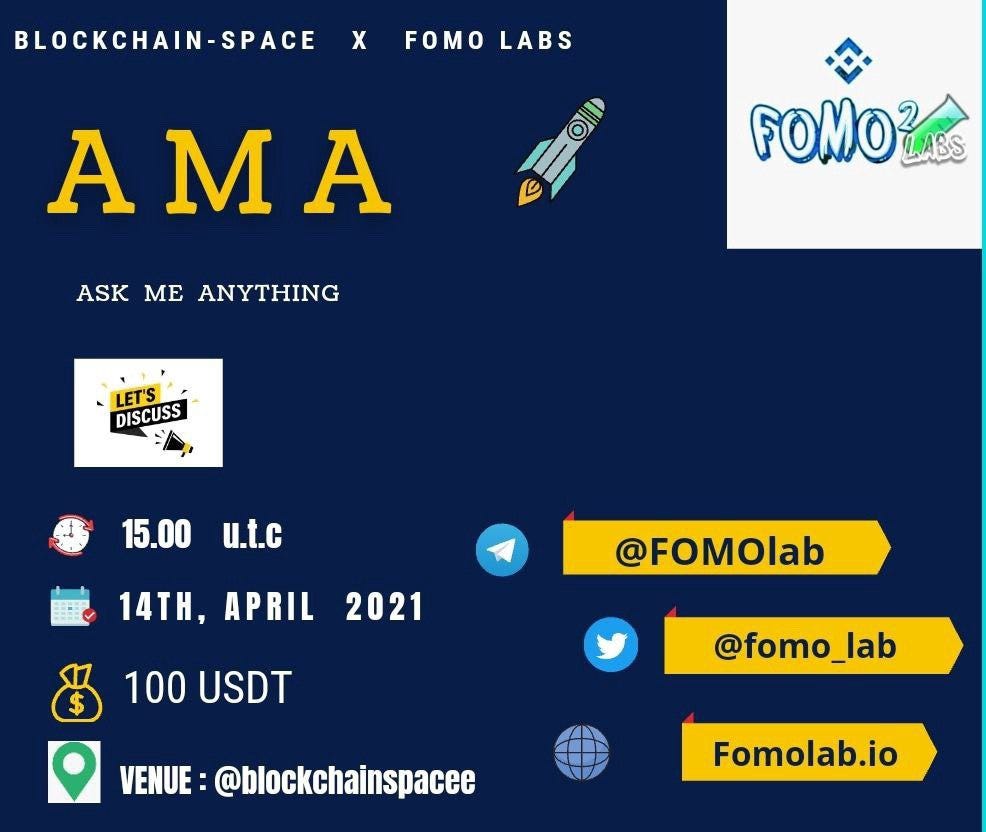 Fomo Labs AMA on Blockchain Space | by Fomo Lab | Fomo Lab | Medium