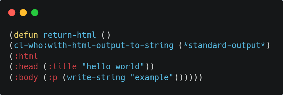 Common Lisp — Hunchentoot로 웹사이트 만들기 | by Lee Sanghyup | Medium