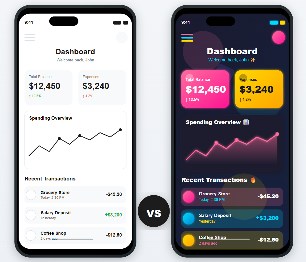 Minimalism vs. Maximalism—The Evolving Battle of UI Design Styles in ...