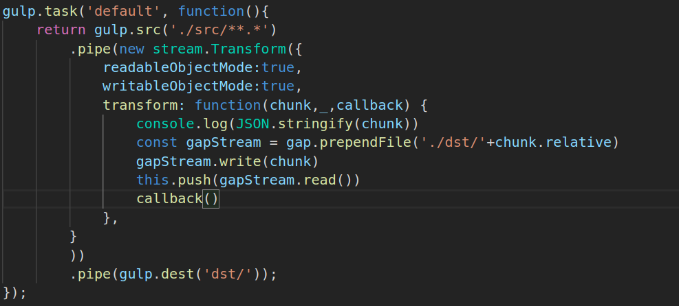 How To Implement A Streamtransform For Gulp By Bing Ren Medium