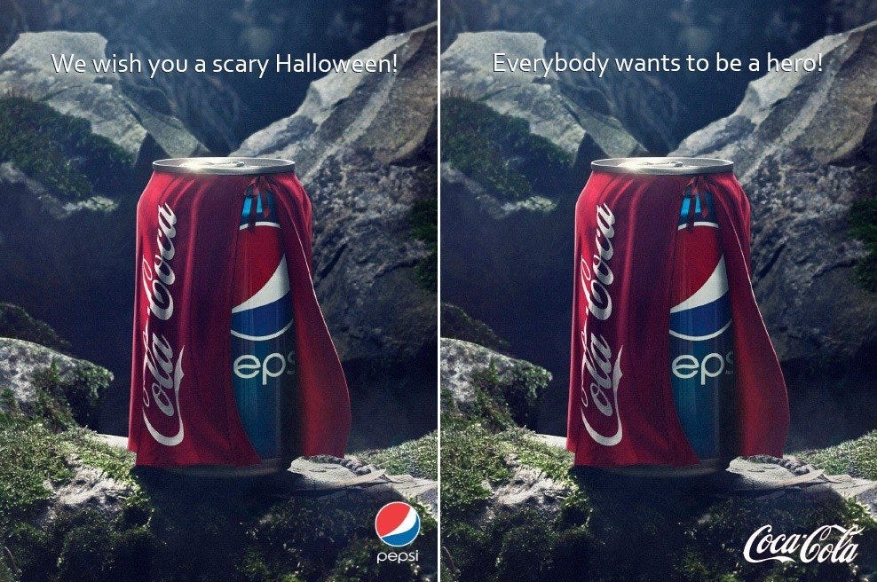 Coke And Pepsi Ads