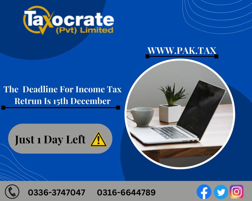 Filing of Income Tax Returns. All residents of Pakistan must file… | by ...