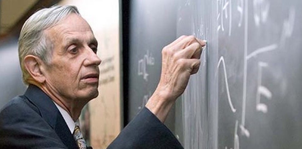 RIP The Phantom of Fine Hall. John Nash, the famous Mathematician… | by ...