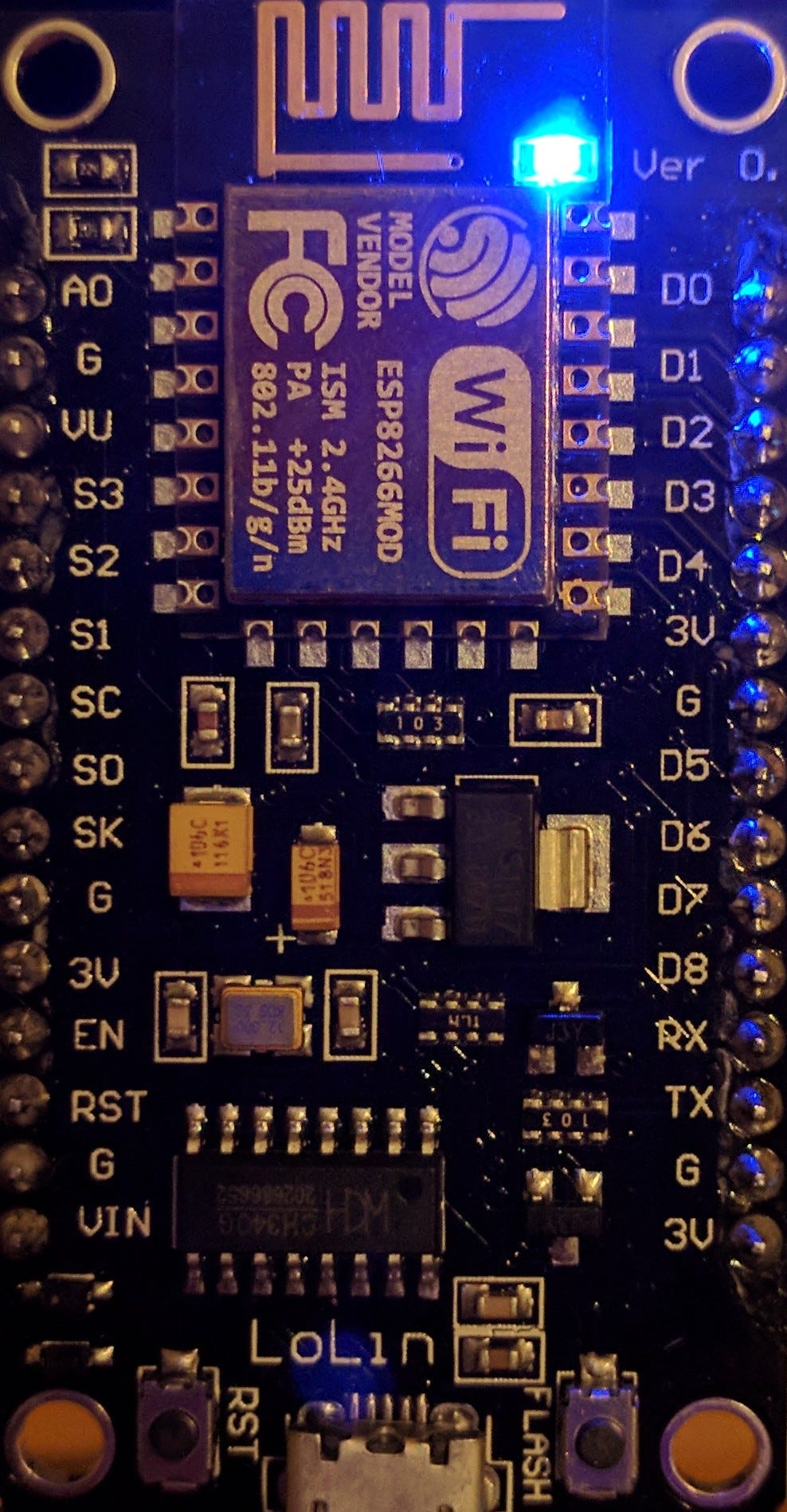 MicroPython & ESP8266 Quick Start (Part 5): Blinky McBlink Face | by Jock Reed | Medium