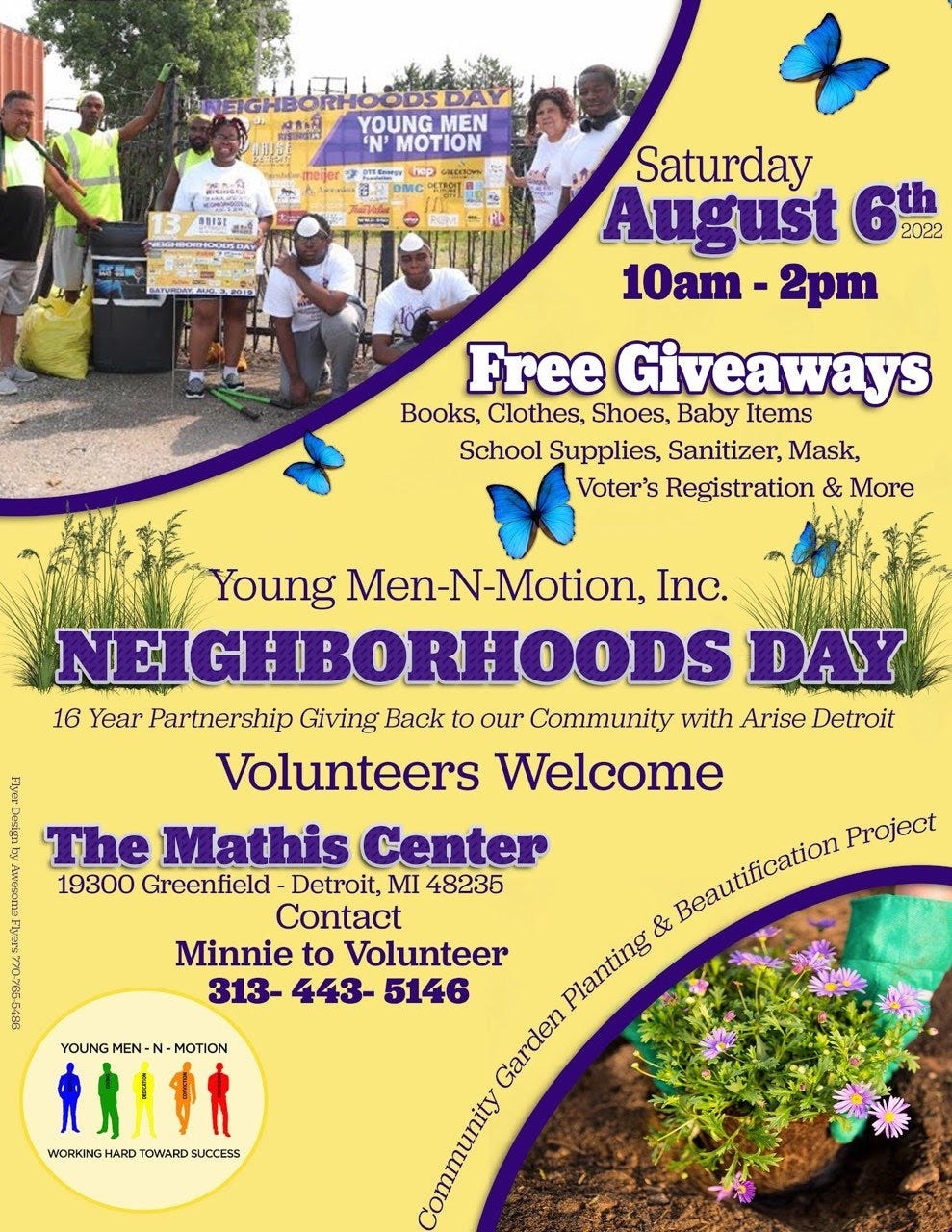 Young Men-N-Motion, Inc. Neighborhoods Day — August 6, 2022 From 10:00 ...