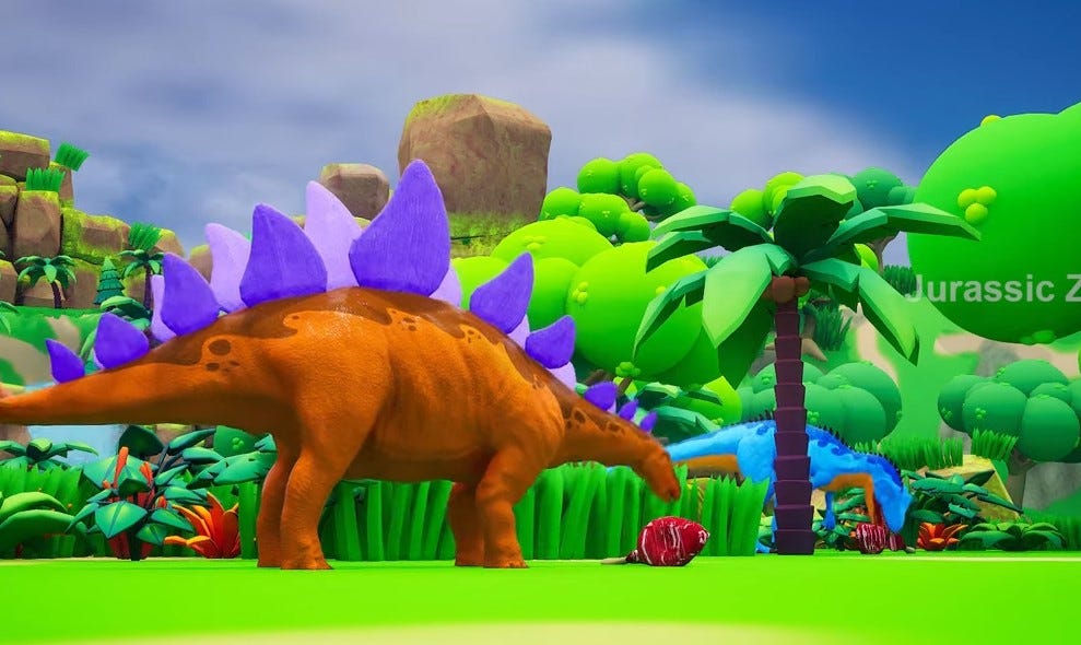 Giant Crocodile Attacks Tyrannosaurus Rex & Brachiosaurus | Epic Jurassic Dinosaur Battle ...