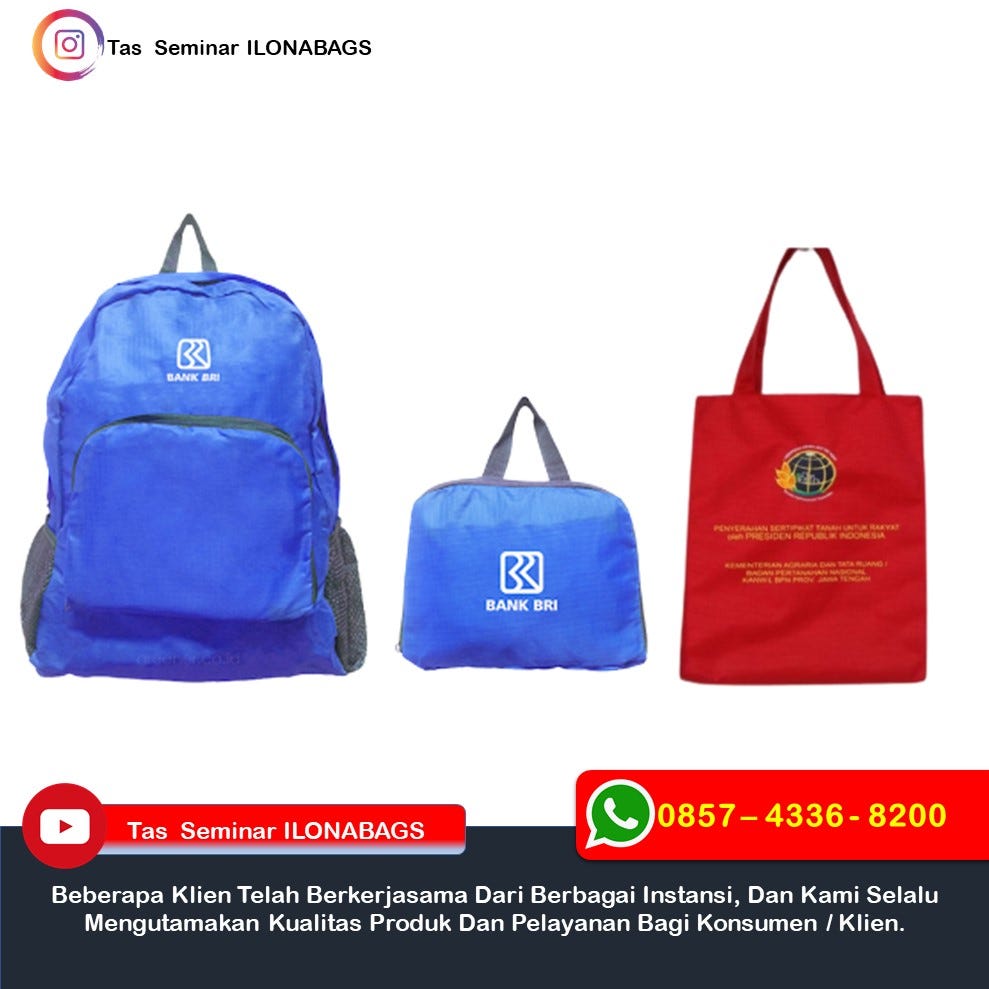 0857–4336–8200 ILONABAGS, Tas Promosi Badung - Konveksi tas promosi ...