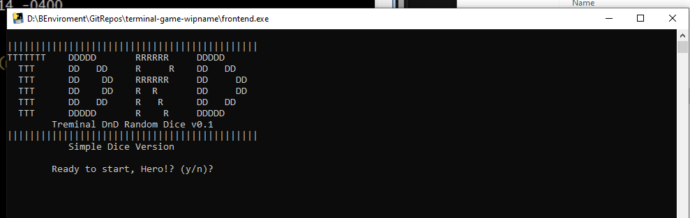 A simple D&D Terminal App. In the middle of my journey trying to… | by ...
