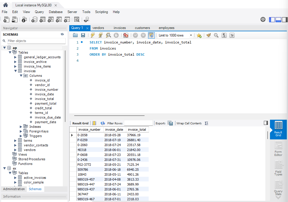 MySQL: SELECT, FROM and WHILE. I’m having fun learning MySQL for my ...