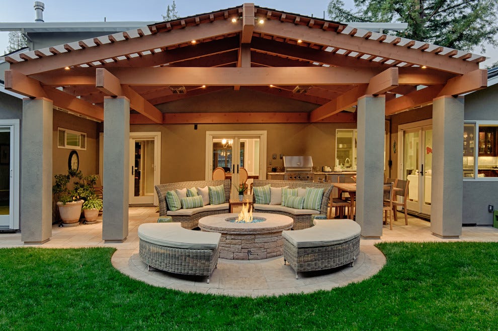 Beautiful and Trendy Patio, Pergola, and Timber Deck Designs Ideal for ...