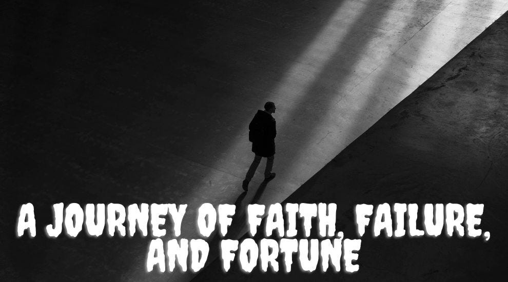 Journey of Faith, Failure, and Fortune | by Dr. Shoaib | Medium