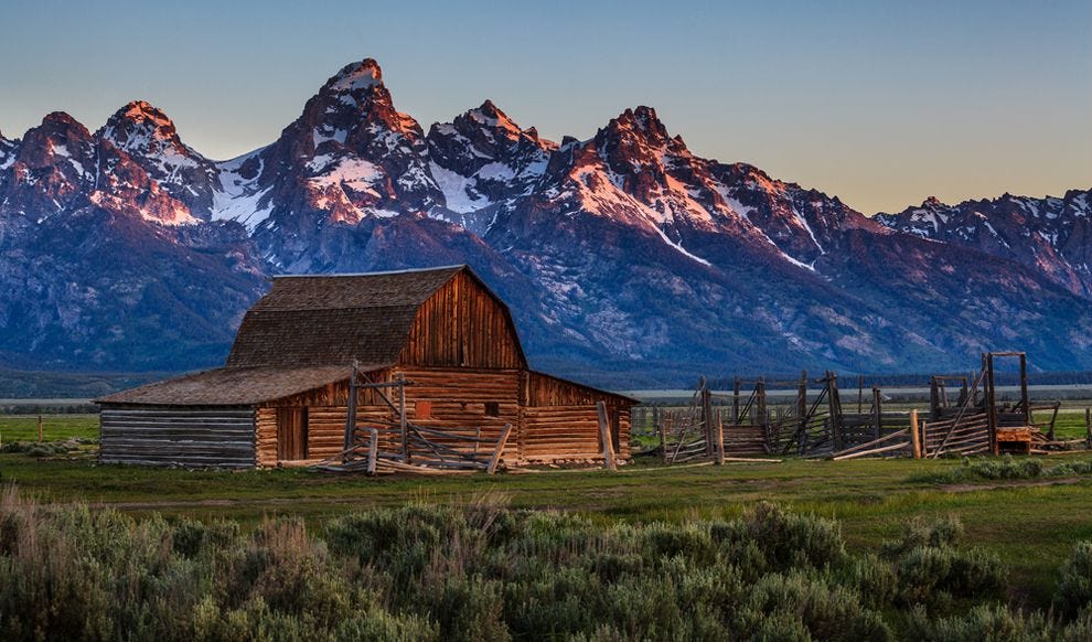 The Most Photographed Barn in America | by Sandro Cantante | Medium