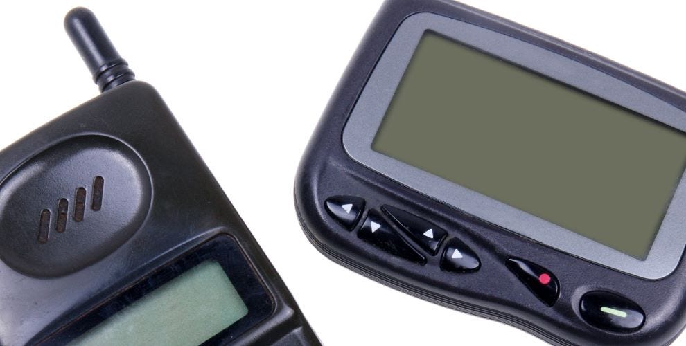 Remember Pagers. I used to have this roughly two by… | by Eric Hanks ...
