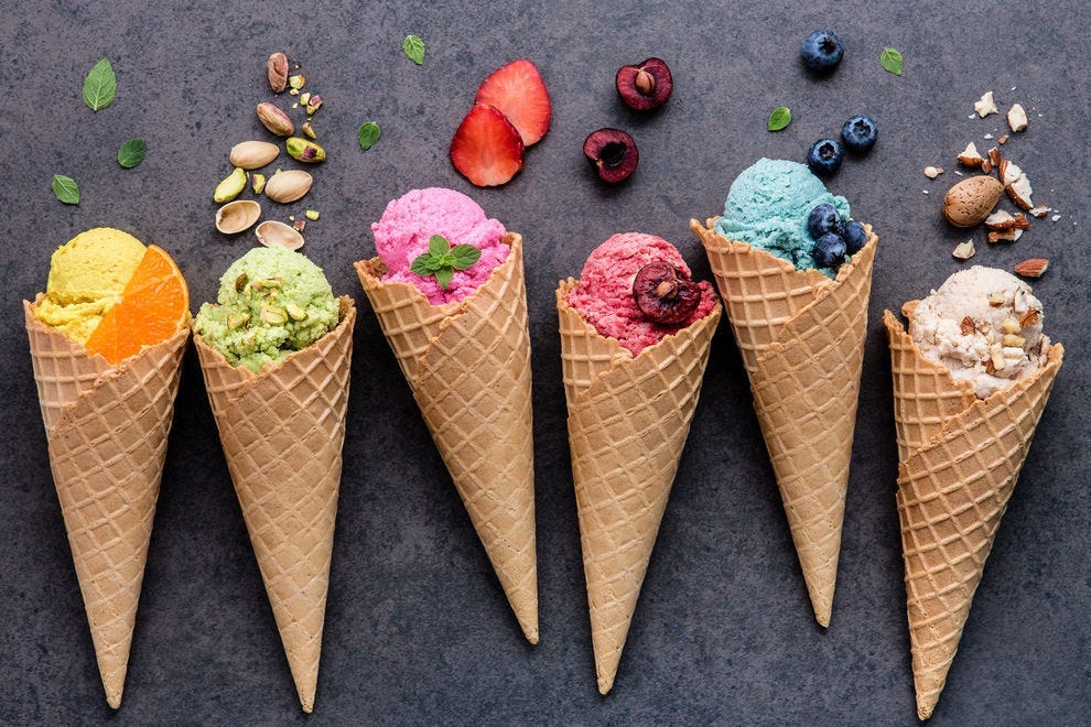 Preparation of ice cream mixes. Ice cream mixes are formulated from ...