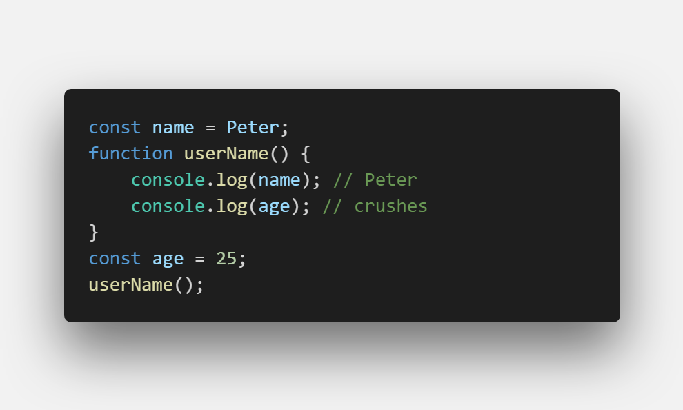 Understanding scopes in JavaScript | by Hillary Kiptoo | Medium