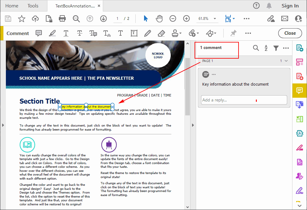 Add Text Box Annotations to an Existing PDF Document in Java | by Andrew Wilson | Medium