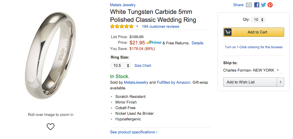 What’s the problem with a $22 wedding ring? | by Charles Forman ...