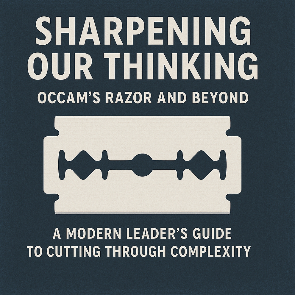 Sharpening Our Thinking: Occam’s Razor and Beyond | by Arvind Mehrotra ...