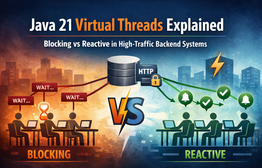 Java 21 Virtual Threads Explained: Blocking vs Reactive in High-Traffic Backend Systems | by ...