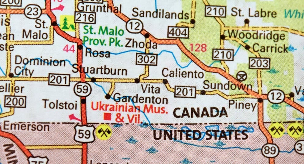 Where Minnesota’s Border Is — its International Border is with “Canada ...