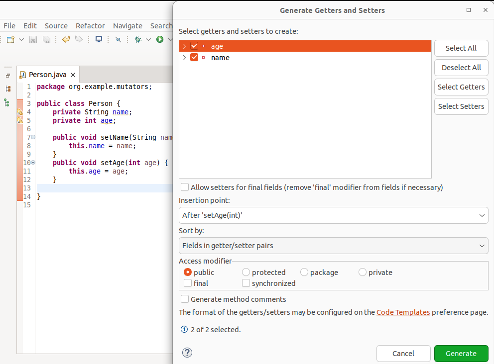 Setters and their effects. Last time I discussed accessor methods… | by ...
