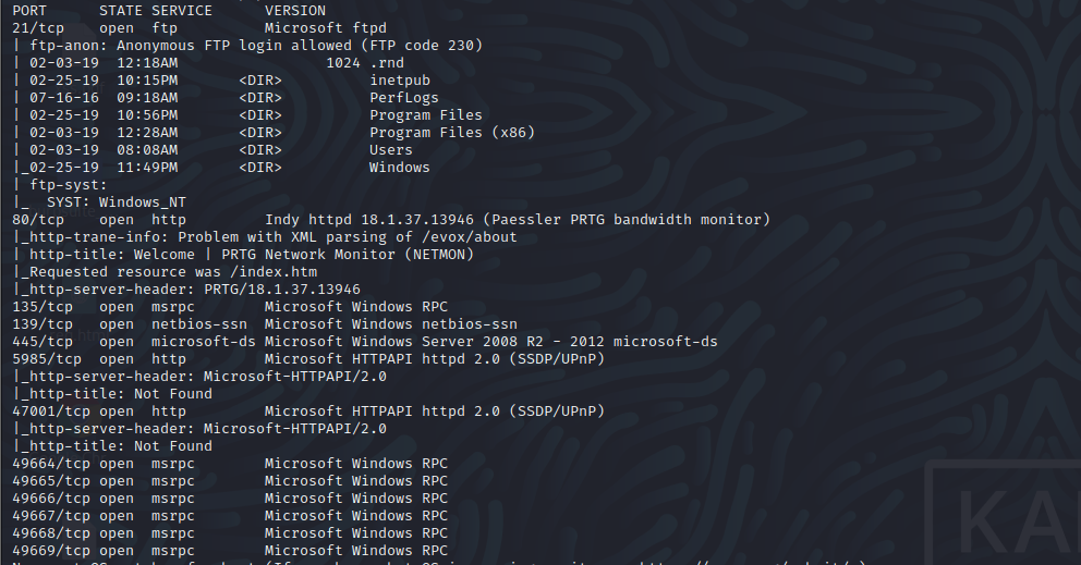Netmon |HTB walkthrough. port scanning : | by 0xshehab | Medium