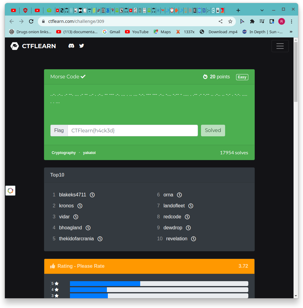 CTF LEARN MORSE CODE CHALLENGE WRITE UP Robert Nyinge Medium CTF LEARN MORSE CODE CHALLENGE WRITE UP Robert Nyinge Medium