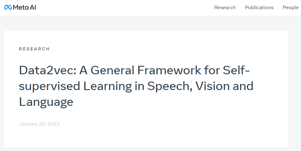 Read Paper with Lance: Data2Vec | Medium