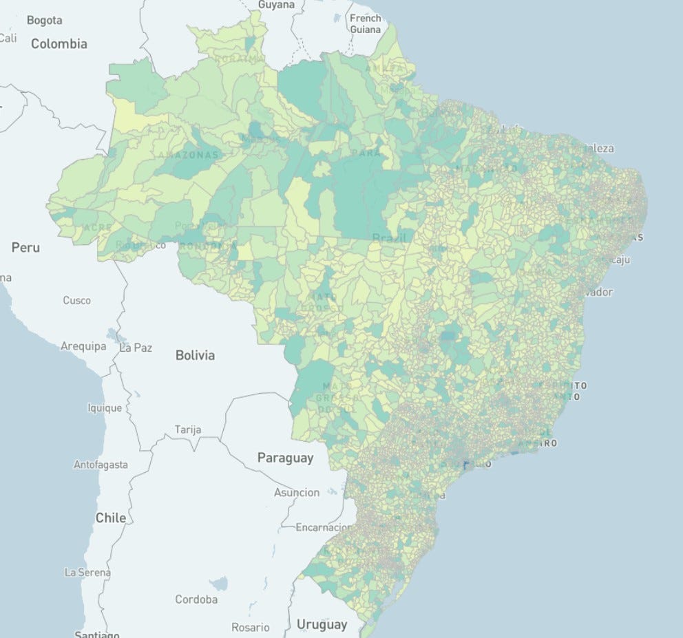 Como publicar um mapa coroplético dos municípios usando Power BI ...
