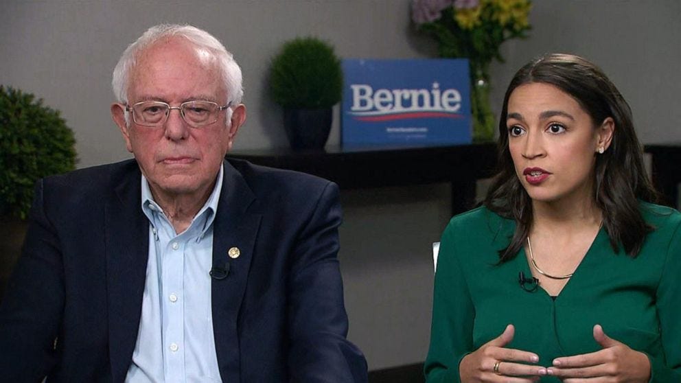Bernie and AOC Made Great Points About Democrats and Relief Checks ...