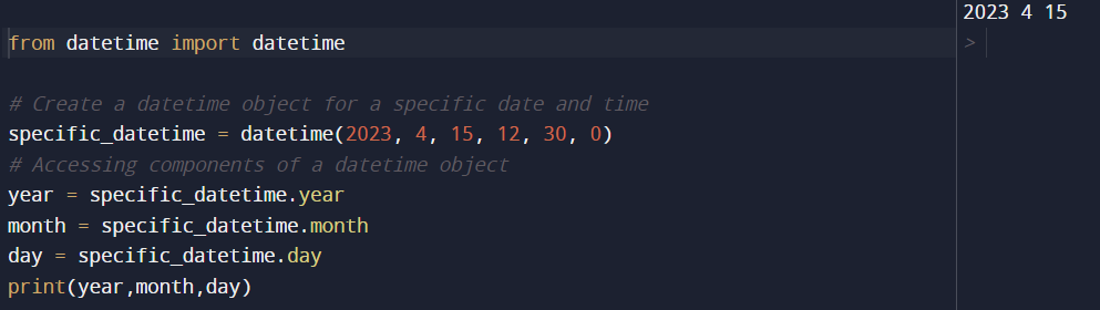 “datetime” module in Python:. The datetime module provides classes ...