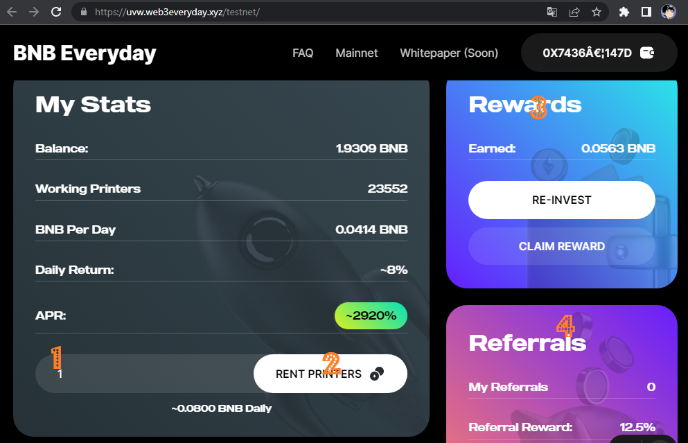 How to use BNB Printer on Testnet Network ? | by BNB Everyday | Medium