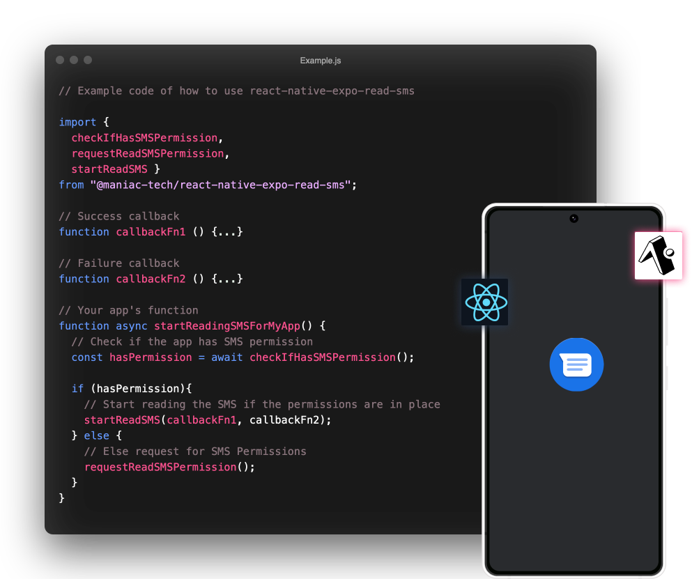 @maniac-tech/react-native-expo-read-sms v3.0.0 - Abhishek Jain - Medium